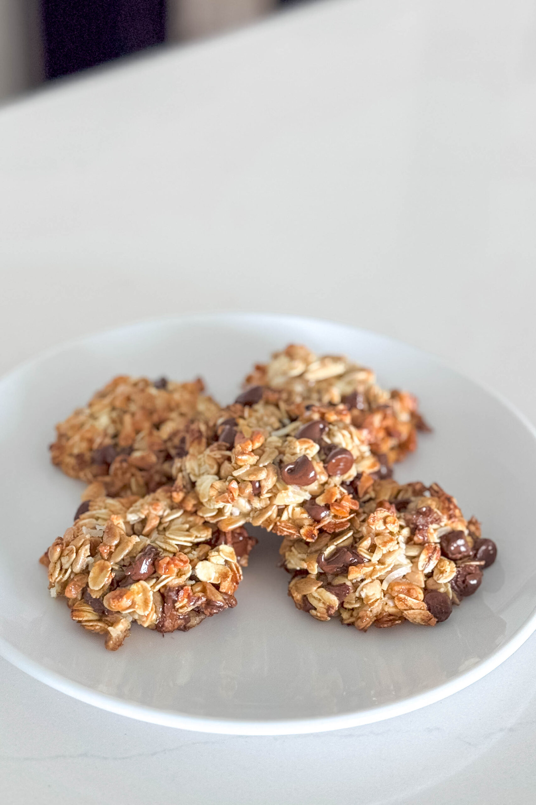 One Bowl Granola Cookies - The Secret Crunch | Homemade Cookies & More