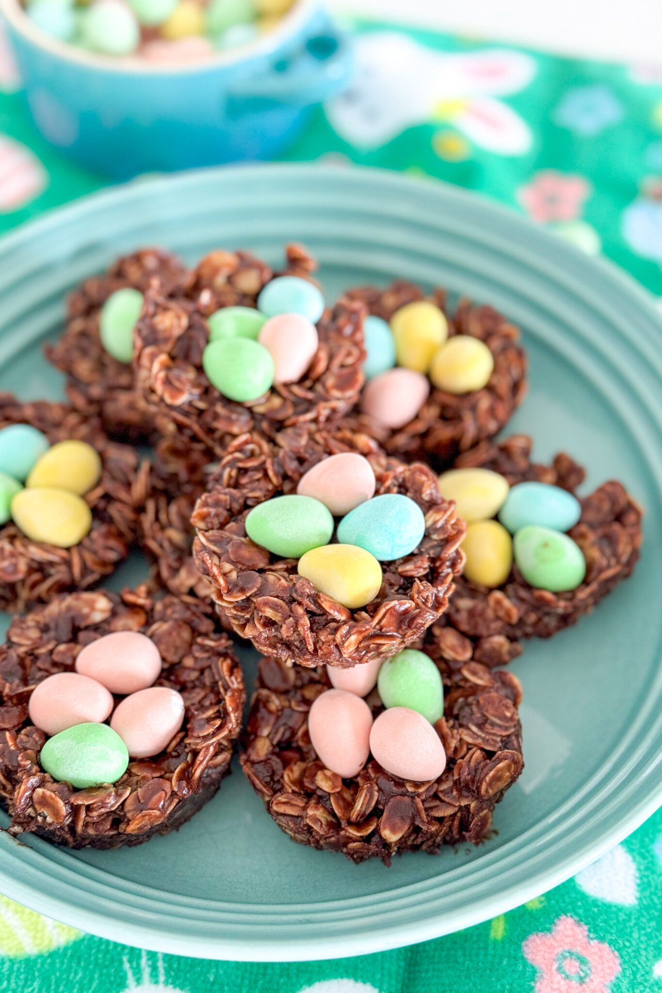 No-Bake Easter Nest Cookies - The Secret Crunch | Homemade Cookies & More