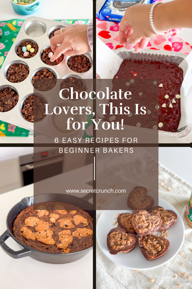 Six Easy Chocolate Dessert Recipes - The Secret Crunch | Homemade ...