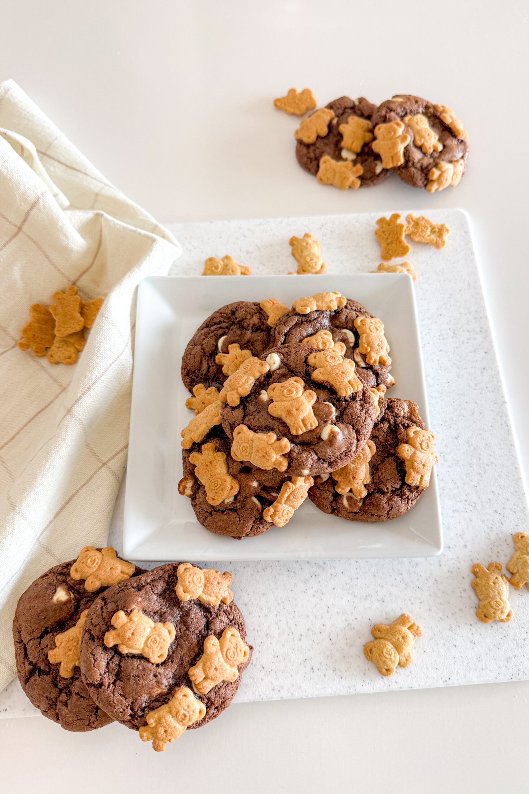 Teddy Chocolate Cookies - The Secret Crunch | Homemade Cookies & More