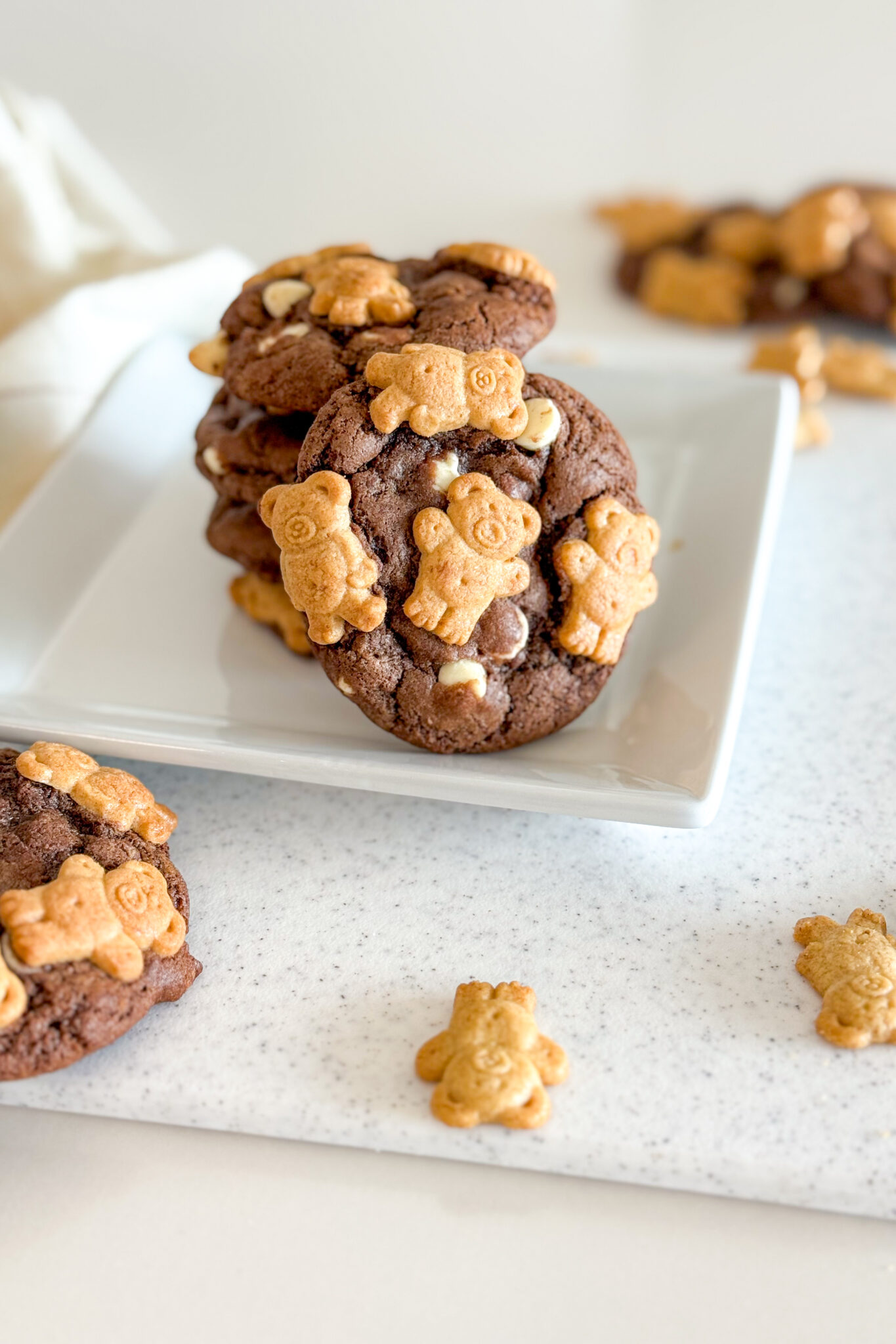 Teddy Chocolate Cookies - The Secret Crunch | Homemade Cookies & More