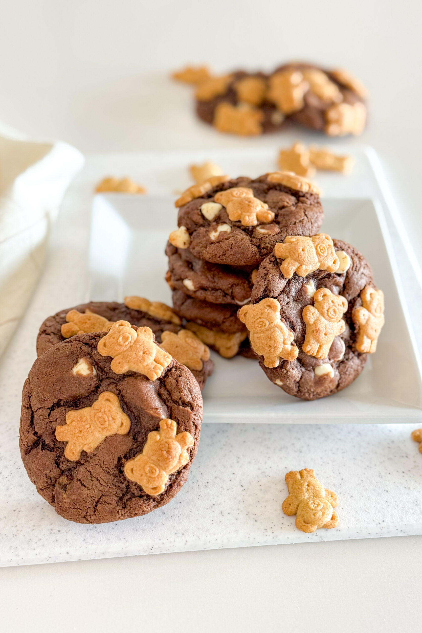 Teddy Chocolate Cookies - The Secret Crunch | Homemade Cookies & More
